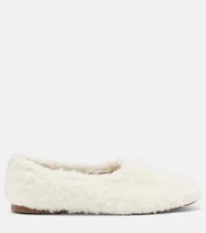 Gabriela Hearst Emperor Shearling Ballet Flats