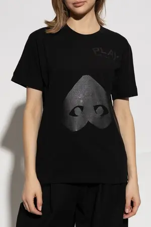 Play Comme Des Garcon T-shirt With Printed Logo