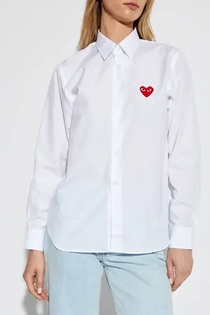Play Comme Des Garcon Shirt With Logo Patch