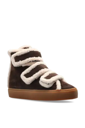 Inuikii Shearling Velcro Wedge” Wedge Shoes