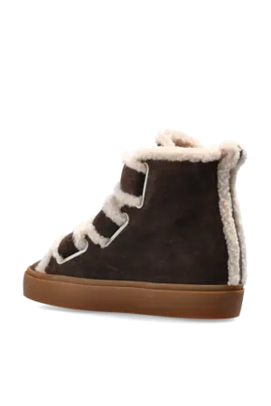 Inuikii Shearling Velcro Wedge” Wedge Shoes