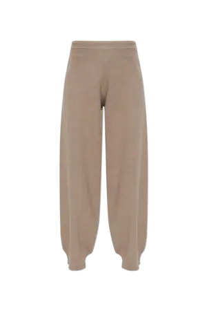 Fabiana Filippi Trousers With Lurex Thread - Beige