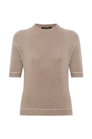 Fabiana Filippi Wool Top - Beige