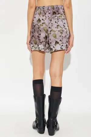R13 Floral Print Shorts