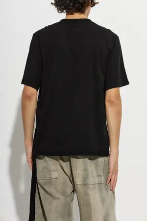 Rick Owens T-shirt With A Decorative Stripe