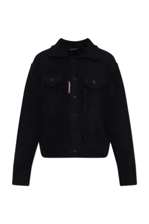Dsquared2 Cardigan With Pockets - Navy Blue