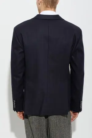 Dsquared2 Wool Blazer With Embroidered Logo