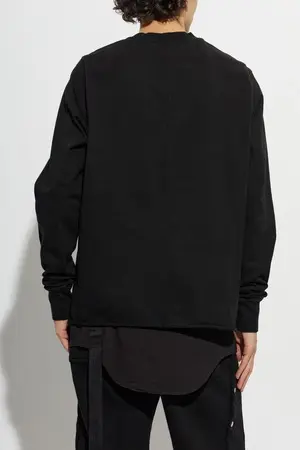 Rick Owens Sweatshirt With A Decorative Stripe
