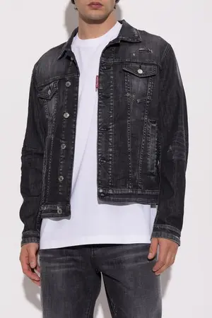 Dsquared2 Denim Jacket With A Vintage Effect