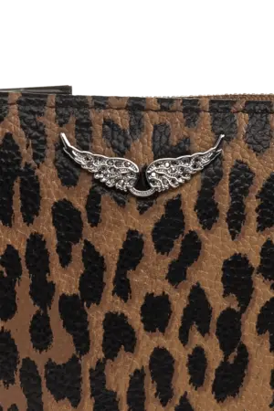 Zadig&Voltaire Leather Wallet With Logo Appliqu