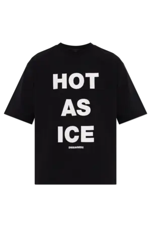 Dsquared2 T-shirt With Print - Black