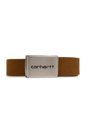 Carhartt Work In Progress Belt With Logo - Brown