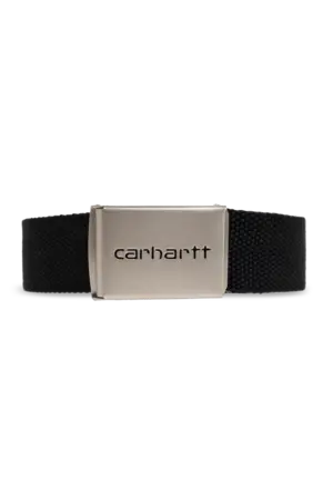 Carhartt Work In Progress Logo Belt - Black