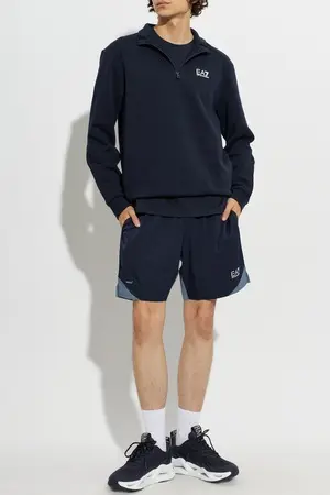 EA7 Sweatshirt With Stand-up Collar