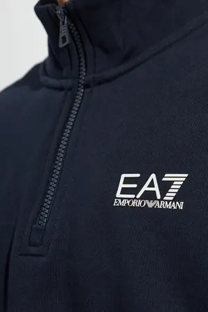 EA7 Sweatshirt With Stand-up Collar