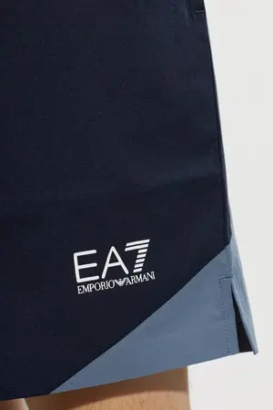 EA7 Shorts With Printed Logo