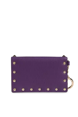 Valentino Garavani Leather Pouch With Keychain