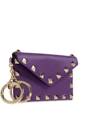 Valentino Garavani Leather Pouch With Keychain