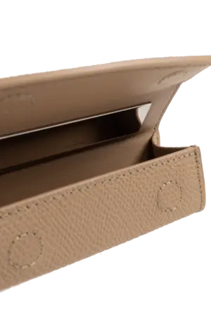 Valentino Garavani Leather Lipstick Case - Beige