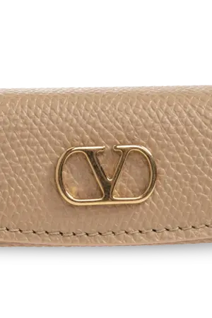 Valentino Garavani Leather Lipstick Case - Beige