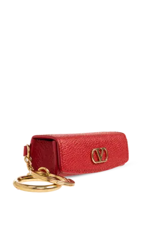 Valentino Garavani Leather Lipstick Case