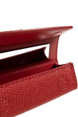 Valentino Garavani Leather Lipstick Case - Red