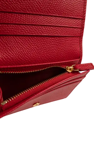 Valentino Garavani Leather Wallet With Logo