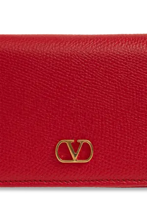 Valentino Garavani Leather Wallet With Logo