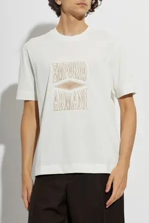 Emporio Armani T-shirt With Embroidered Logo