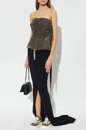 Rick Owens Top With Bare Shoulders And Decorative Strap