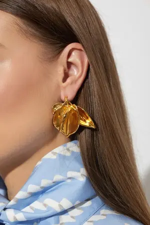 Moschino Brass Earrings