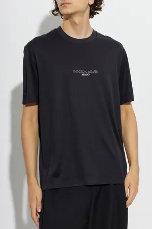 Emporio Armani T-shirt With A Raised Logo