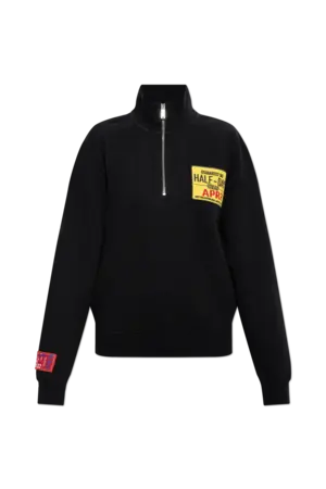Dsquared2 Sweatshirt With Patch - Black