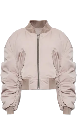 Rick Owens Quilted ‘bomber’ Jacket - Pink