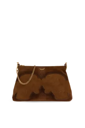 Zadig&Voltaire Suede Bag ‘jim - Brown