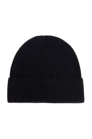 Brioni Wool Beanie With Patch