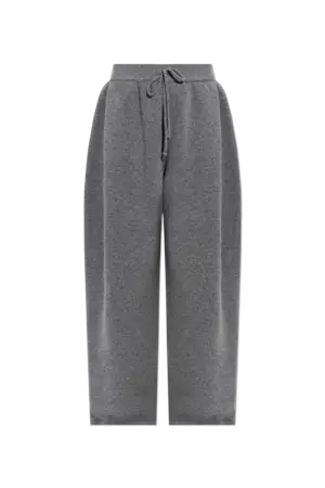 Dsquared2 Wool Wide-leg Trousers - Grey