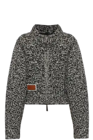Dsquared2 Cardigan With Patch - Black