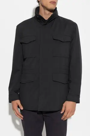 Brioni Jacket With Stand-up Collar
