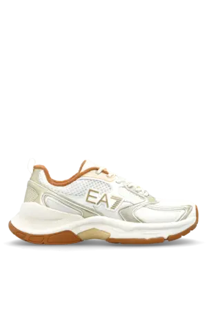 EA7 Sports Shoes With Logo - White