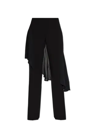 AVAVAV Asymmetrical Cut Trousers - Black