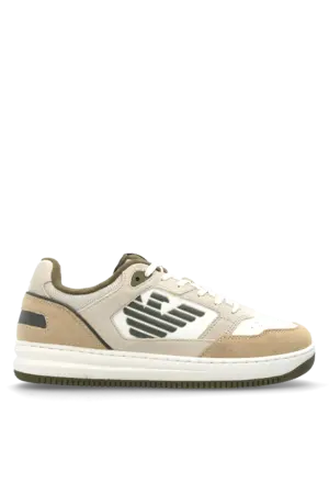 EA7 Sports Shoes With Logo - Beige
