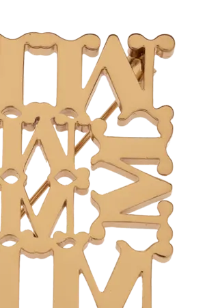 Max Mara Brooch With Logo