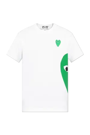Play Comme Des Garcon T-shirt With Logo - White