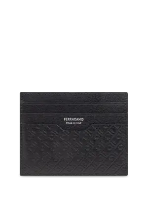 FERRAGAMO Card Holder - Black