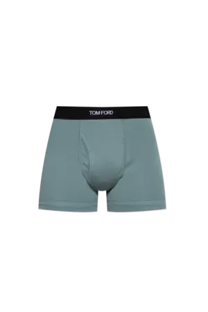 TOM FORD Boxers With Logo - Blue