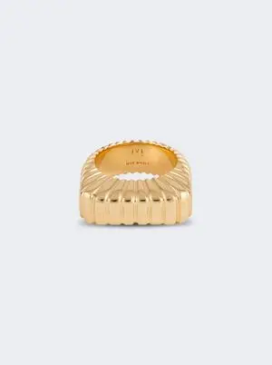 IVI Gaia Signet Ring Gold - Yg
