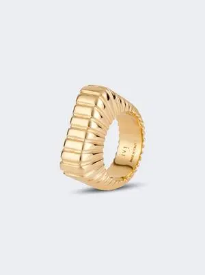 IVI Gaia Signet Ring Gold