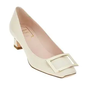 ROGER VIVIER Patent Leather Pumps - White