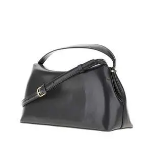 TOTEME T-lock' Leather Top-handle Bag - Black
